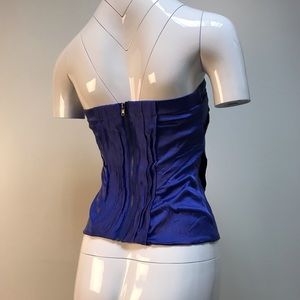bebe | Tops | Bebe Royal Blue Formal Tube Top | Poshmark